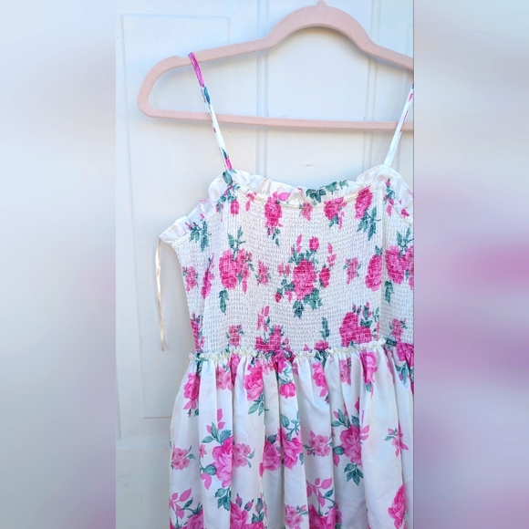 LoveShackFancy | Dresses | Loveshackfancy Floral Elise Smocked Midi ...